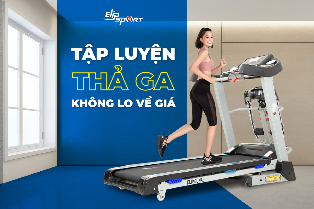 Hướng dẫn sử dụng máy chạy bộ ELIP Conal đa năng cho người mới